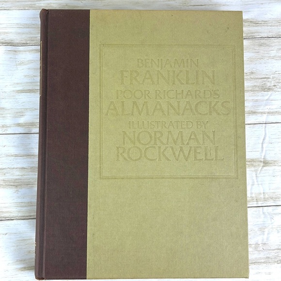 book | Other | 964 Benjamin Franklin Poor Richards Almanac Illustrated ...